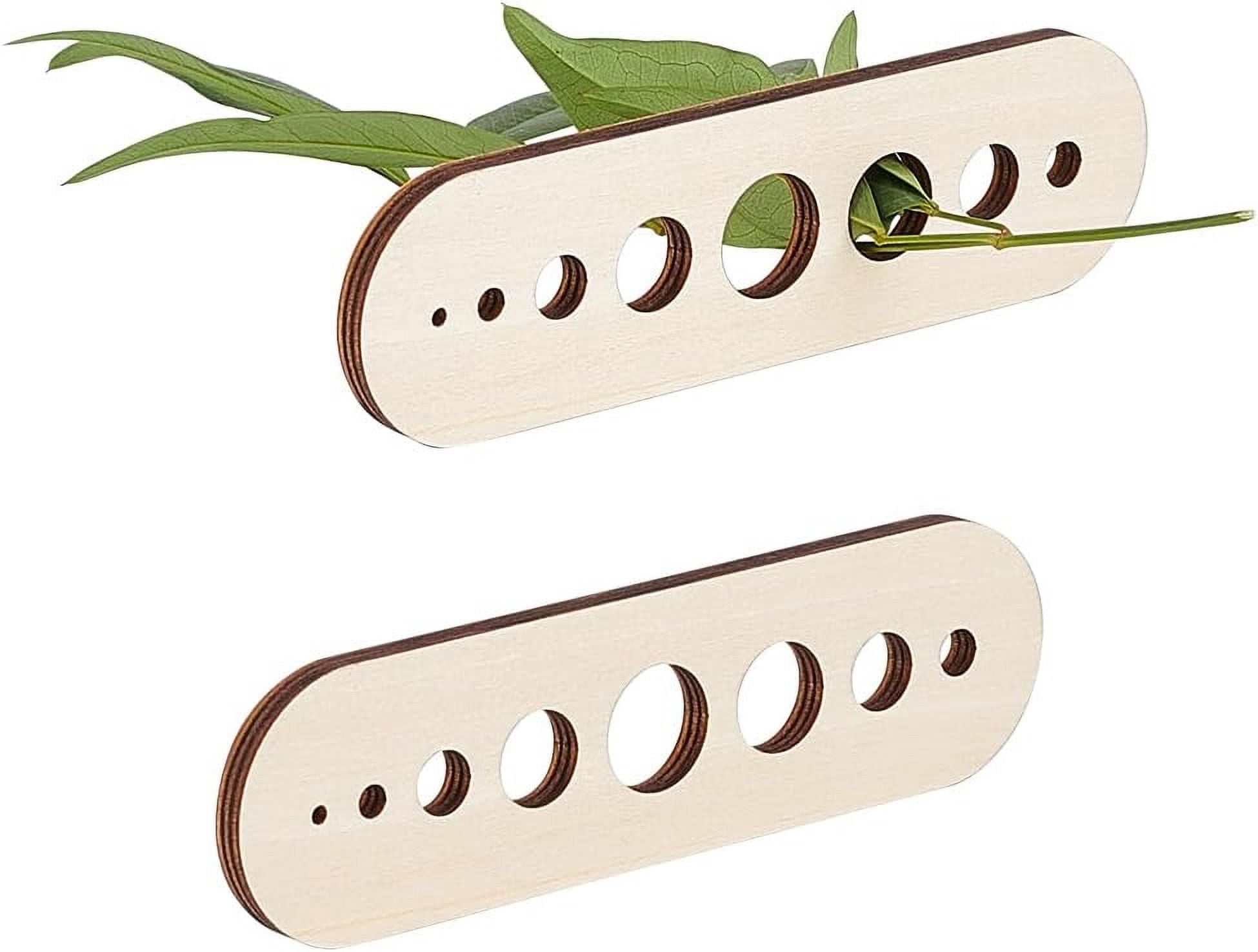 2pcs Oval Herb Stripper Wooden Vegetable Leaf Remover Wood Herb ...