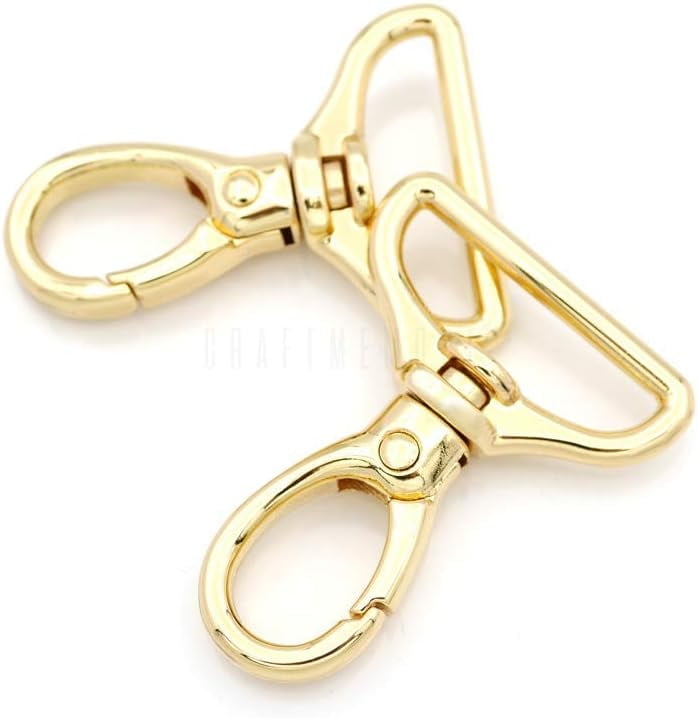 2pcs Oval Snap Hooks Heavy Duty Metal Push Gate Swivel Lobster Clasp ...