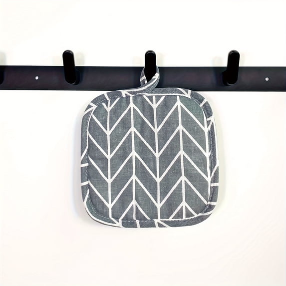 2pcs, Oven Mitts Pot Holders Set, Geometric Pattern Kitchen Pot Holders ...
