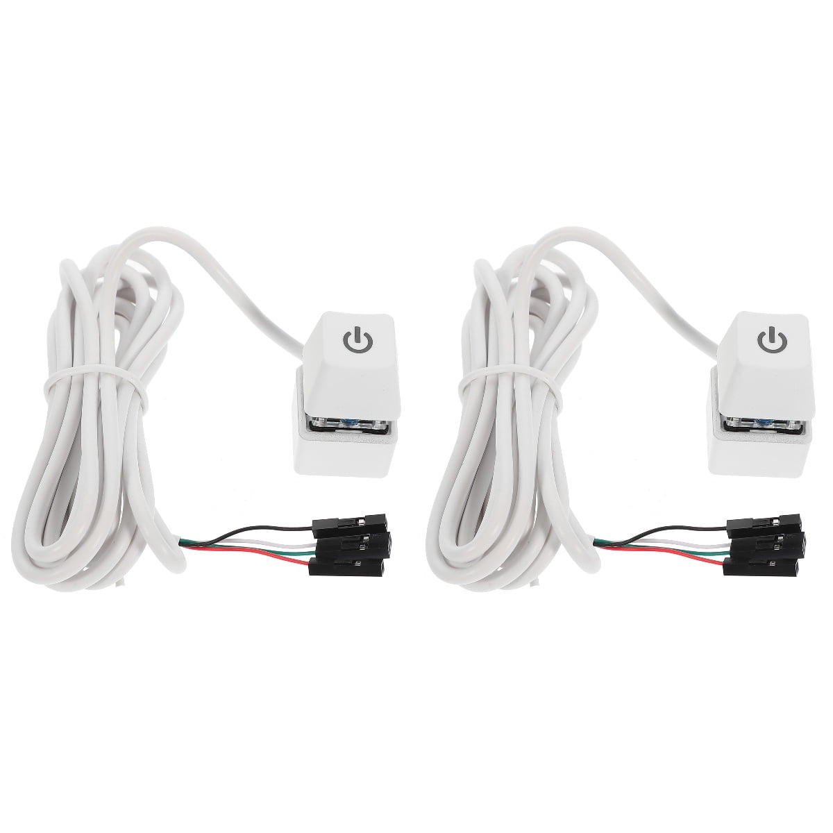 2pcs PC Power Button Desktop PC Computer Case Button Computer Host ...