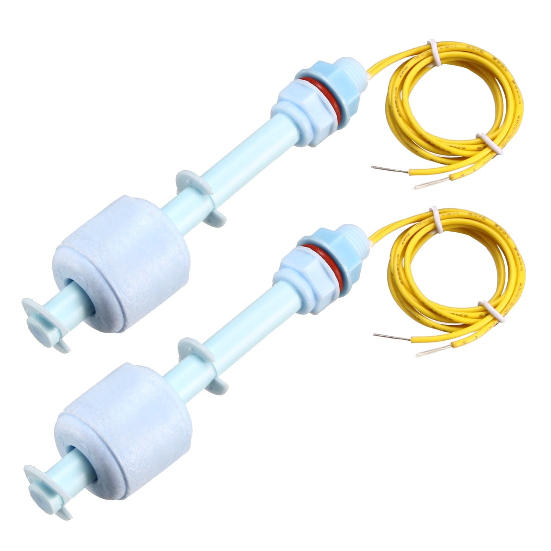 2pcs PP Float Switch M10 100mm Fish Tank Vertical Liquid Water Level ...