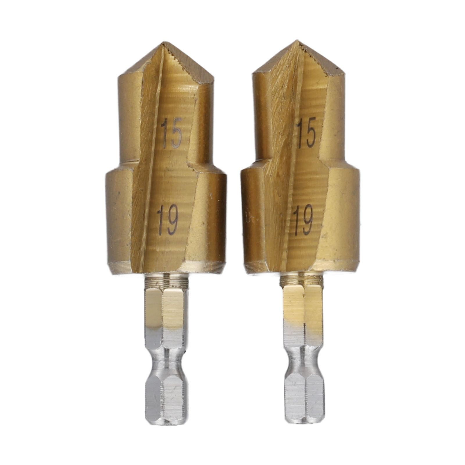 2pcs PPR Drill Bit Hexagon Shank Water Pipe Expansion Connection Tool ...