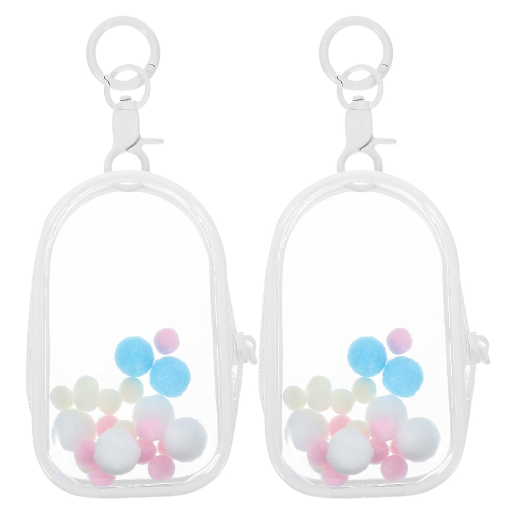 2pcs Clear PVC Doll Display Case with Zipper Closure for Figures Collectibles Mini Figures Home ...