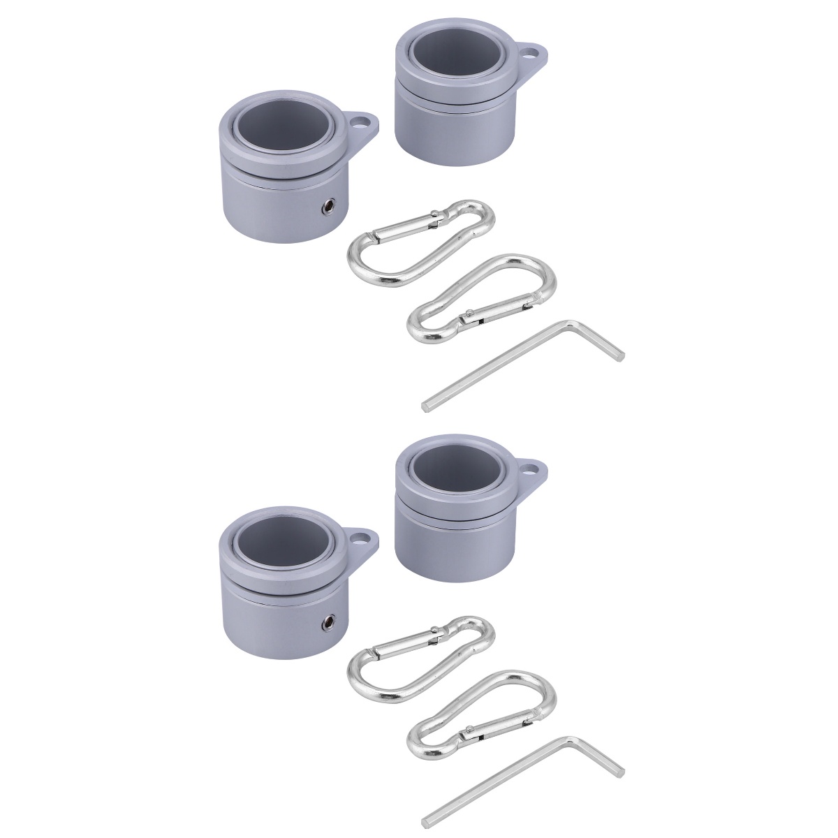2pcs Pack of 5 Flagpole Mounting Ring Rotation Flag Fastener - Walmart.com