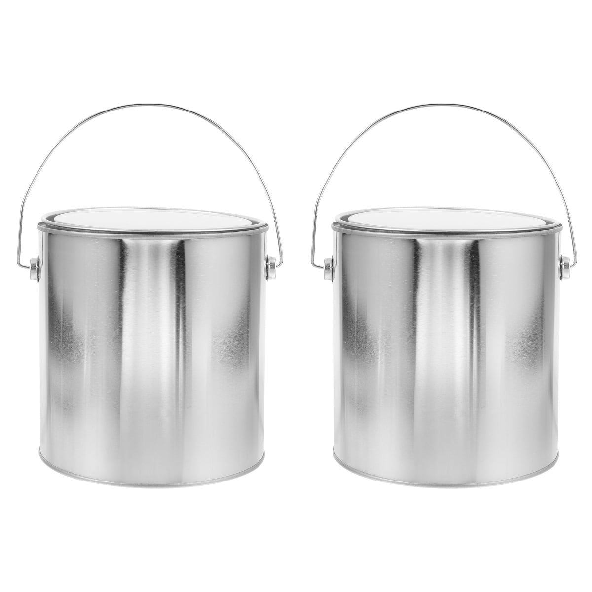 2pcs Paint Pail with Handle Paint Container Paint Storage Bucket ...