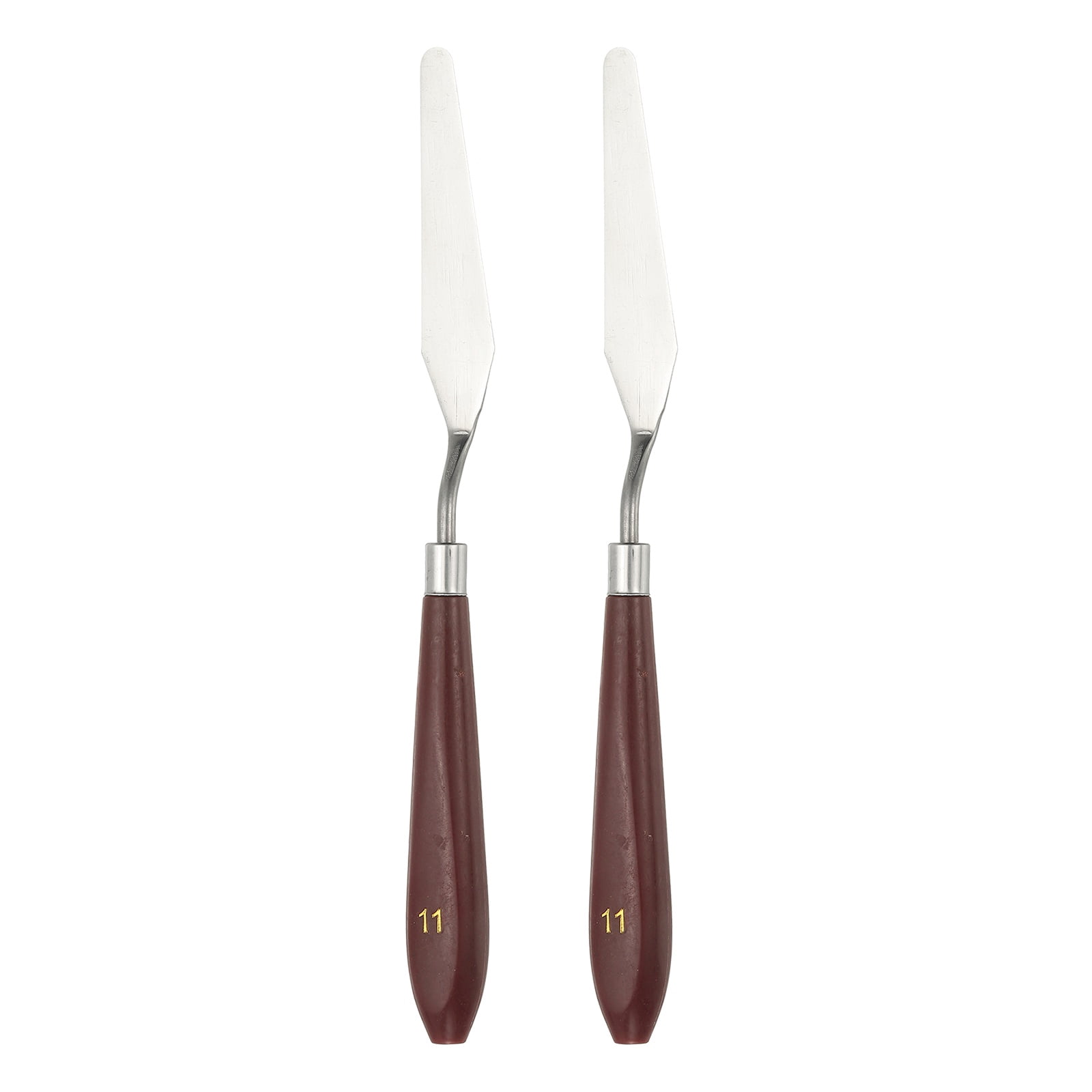2pcs Palette Knife Painting Tool 3.35" x 0.71" Stainless Steel Art ...