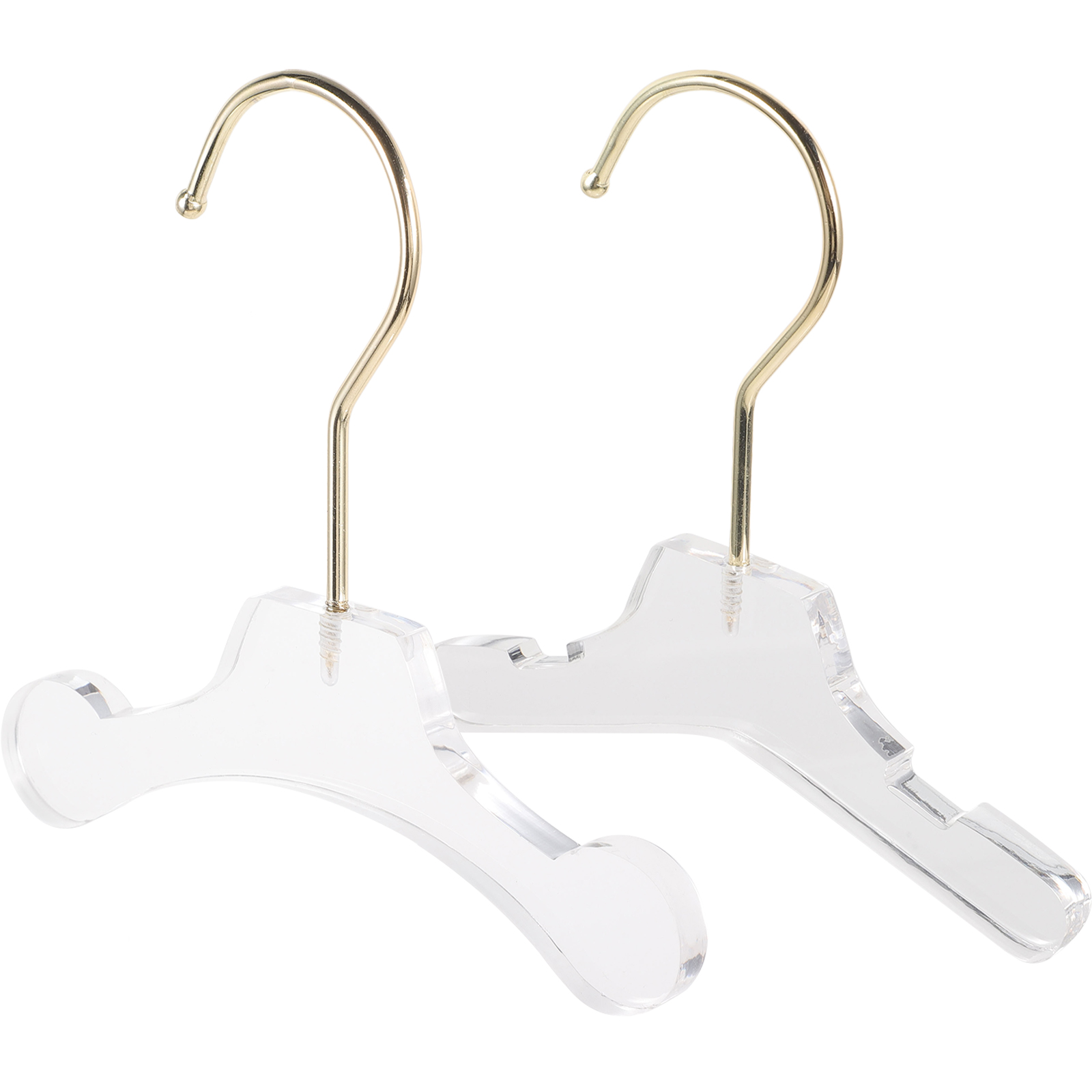 2pcs Pet Clothes Rack Hangers Acrylic Dog Cats Clothing Hanger Puppy ...