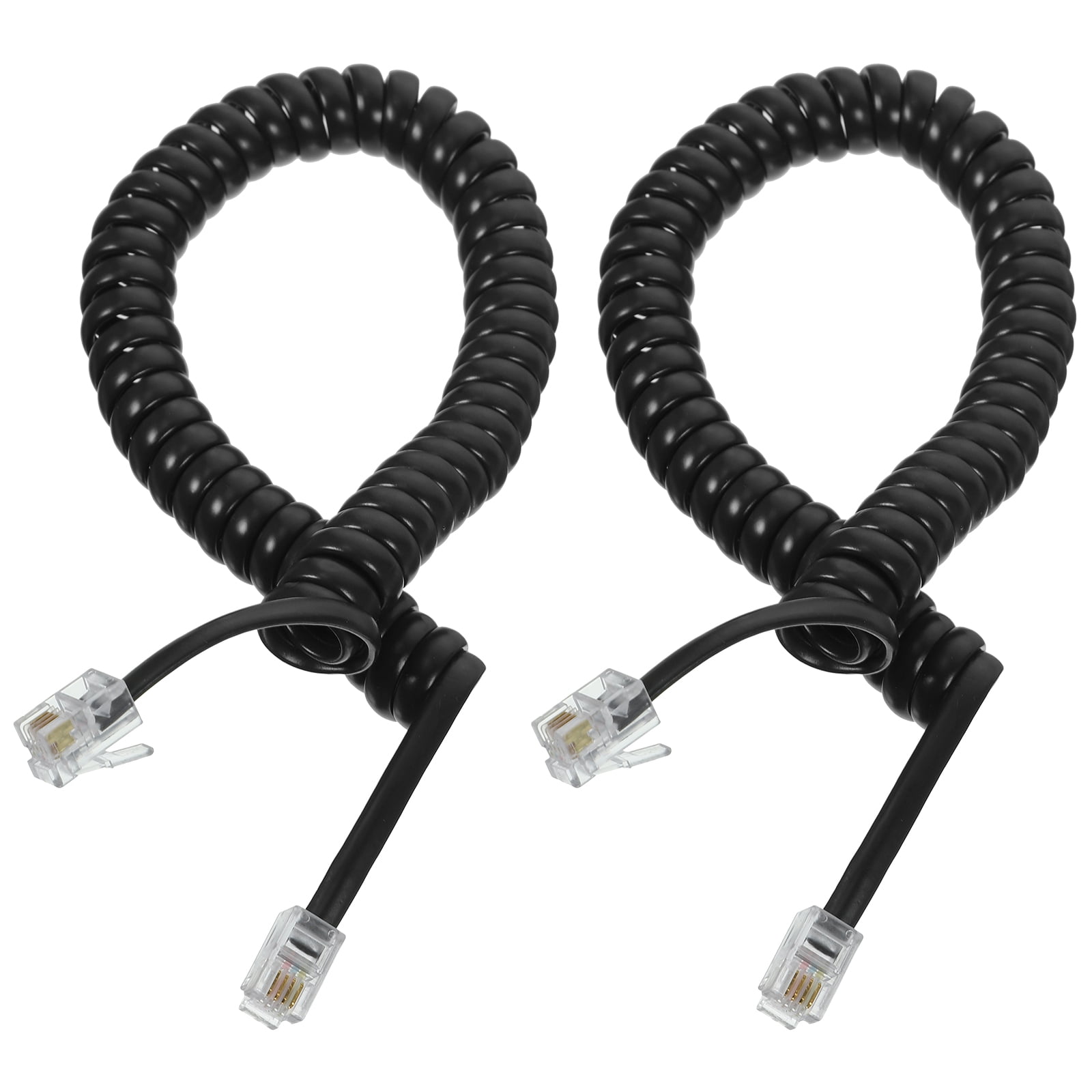 2pcs Phone Cord Detangler Coiled Landline Cables - Walmart.com