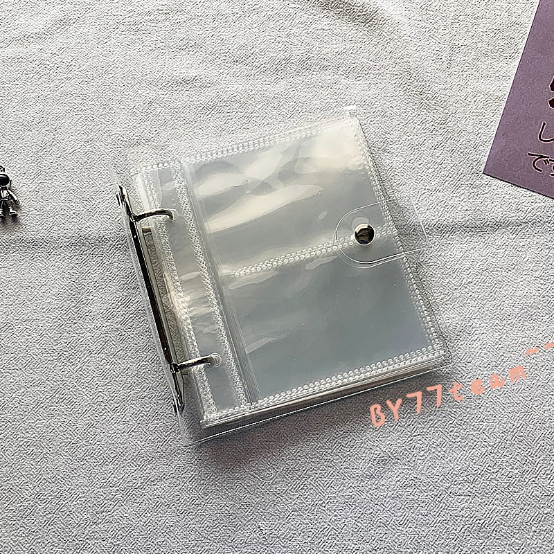 2pcs Photocard Binder Photocard Holder Book Portable Photo Album Clear ...