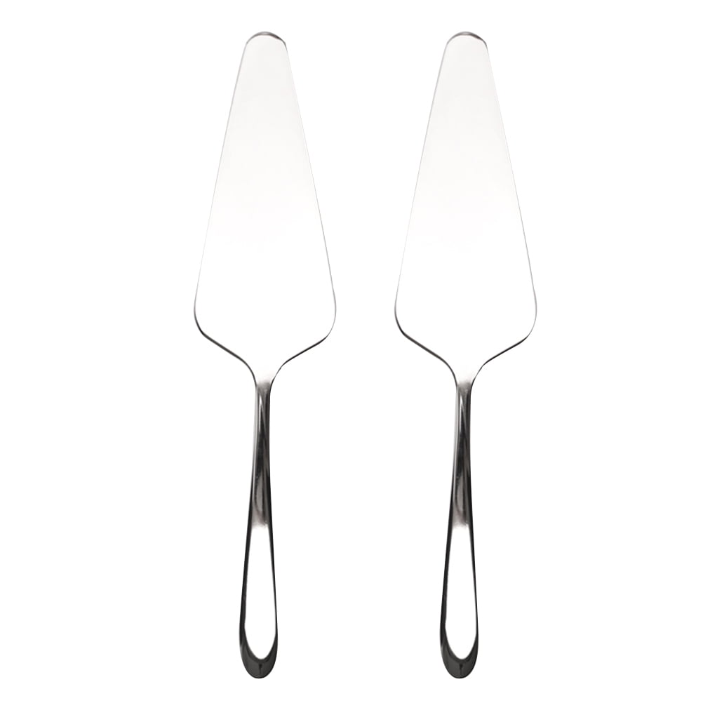 2pcs Pie Cake Server Utility Stainless Steel Cake Spatula Professional ...