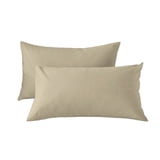 2pcs Pillowcase Set, 19" x 29" Envelope Closure Pillow Cases, Solid ...