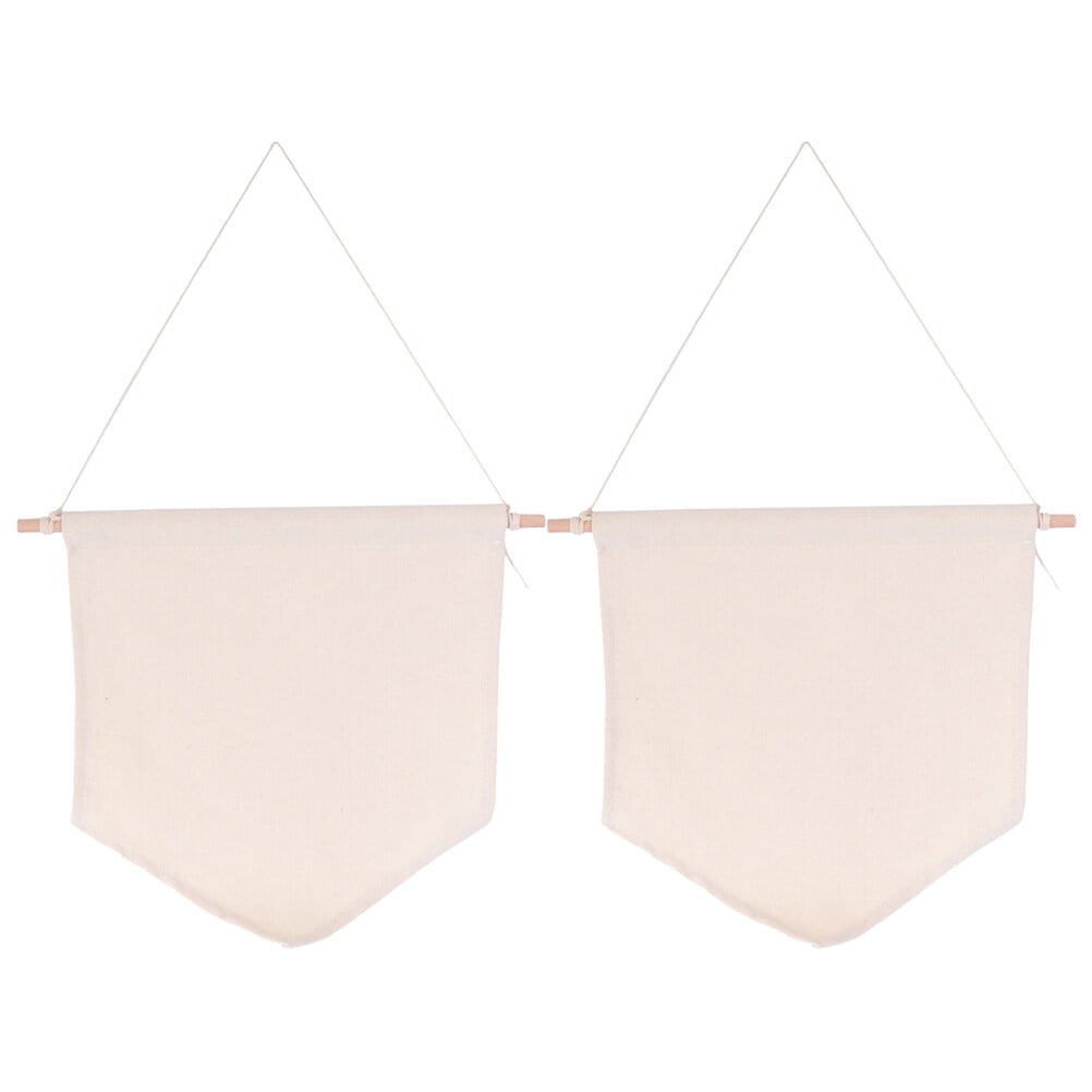 2pcs Pin Display Pennant Lapel Pin Badge Flag Plain Blank Canvas Wall ...