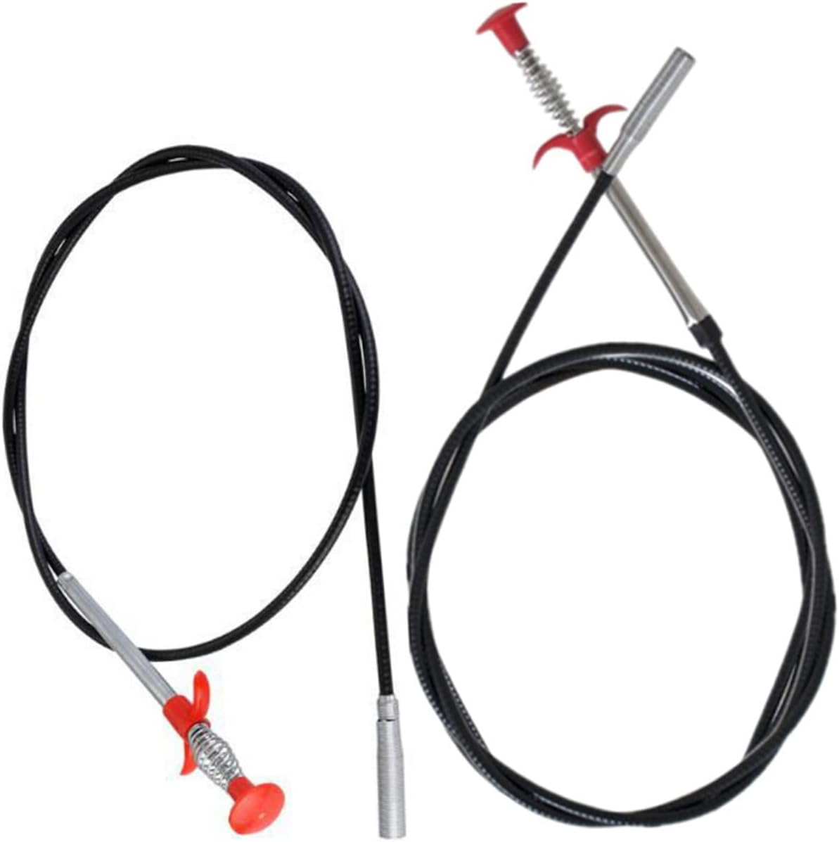 2pcs Flexible Pipe Claw Grabber, Drain Clog Remover & Sink Dredge Tool ...
