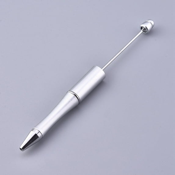 2pcs Plastic Beadable Pens Press Ball Point Pens for DIY Pen Decoration ...