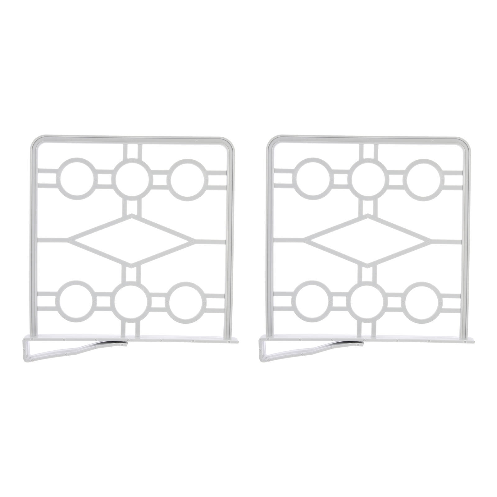 2pcs Plastic Drawer Dividers Closet Organizers Closet Shelf Dividers ...