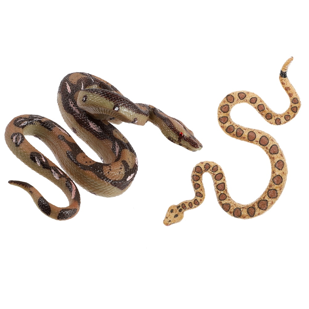 2pcs Plastic Fake Snake Realistic Snake Prop Party Prank Toy Lifelike ...