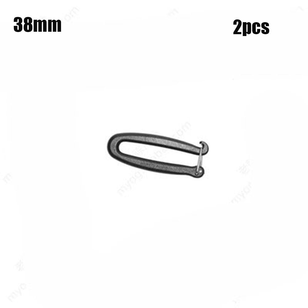 2pcs Plastic New With Rotating Backpack Bag Buckles Adjust Keeper Black ...
