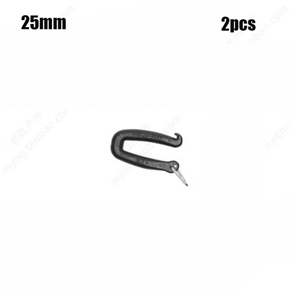 2pcs Plastic New With Rotating Backpack Bag Buckles Adjust Keeper Black ...