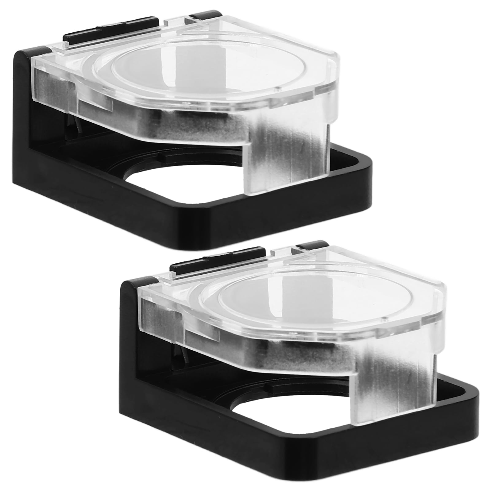 2pcs Plastic Push Button Cover Plastic Switch Cover Guard Switch Button ...