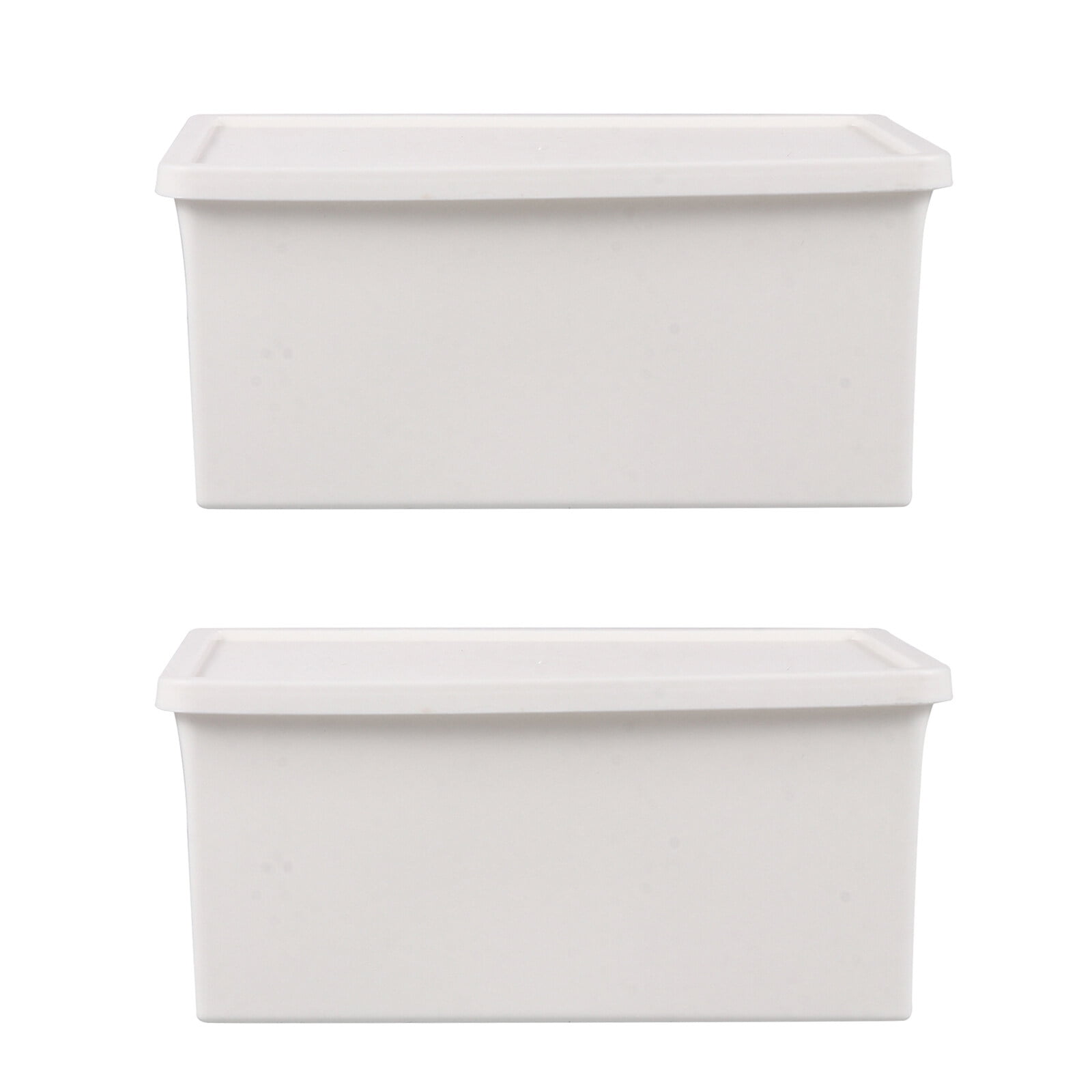 WHAMVOX Plastic Storage Box Small 2Pcs 6.7X4.3X2.8In - Walmart.com