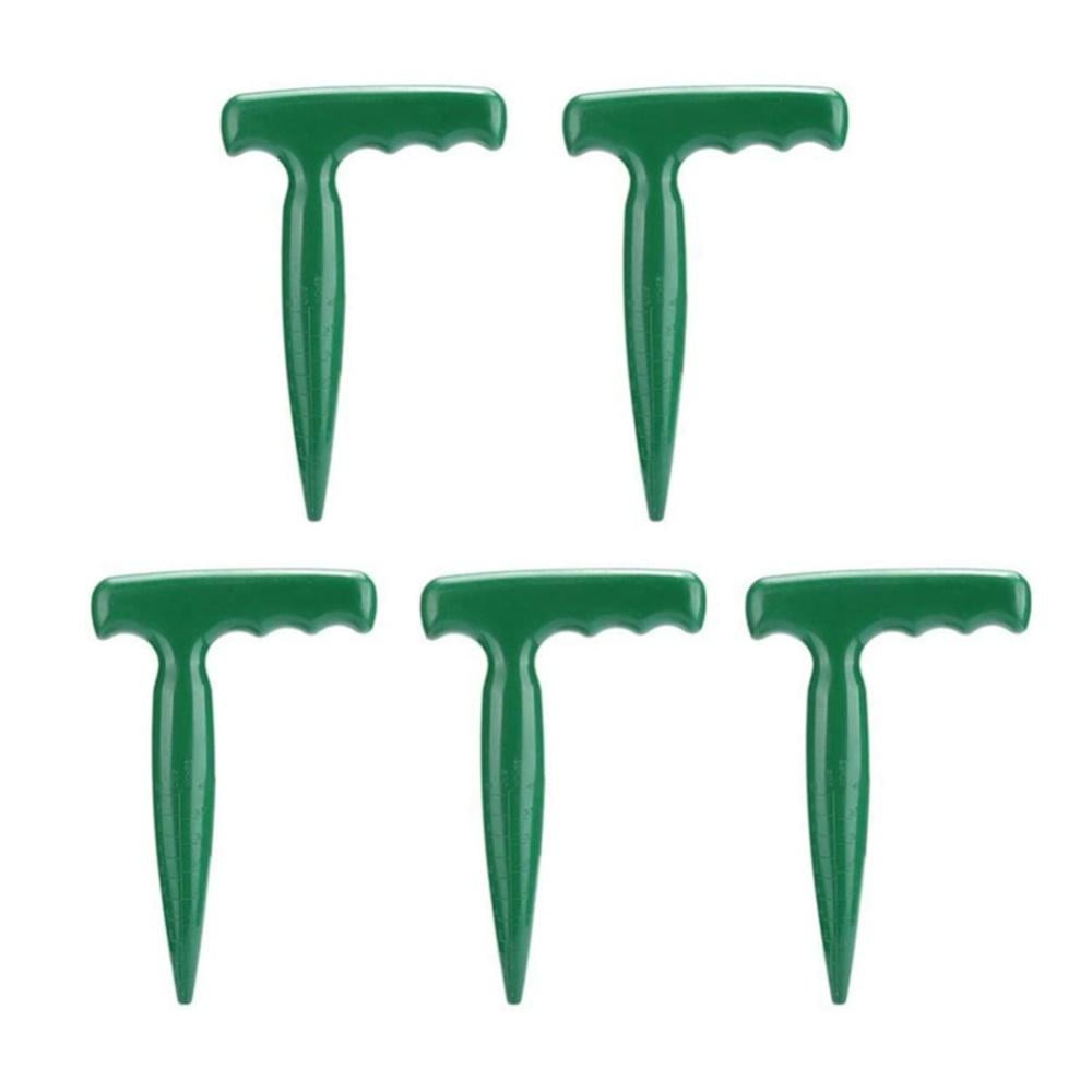 2pcs Plastic Transplanting Planting Tools Sow Dibbler Soil Digger Hole ...