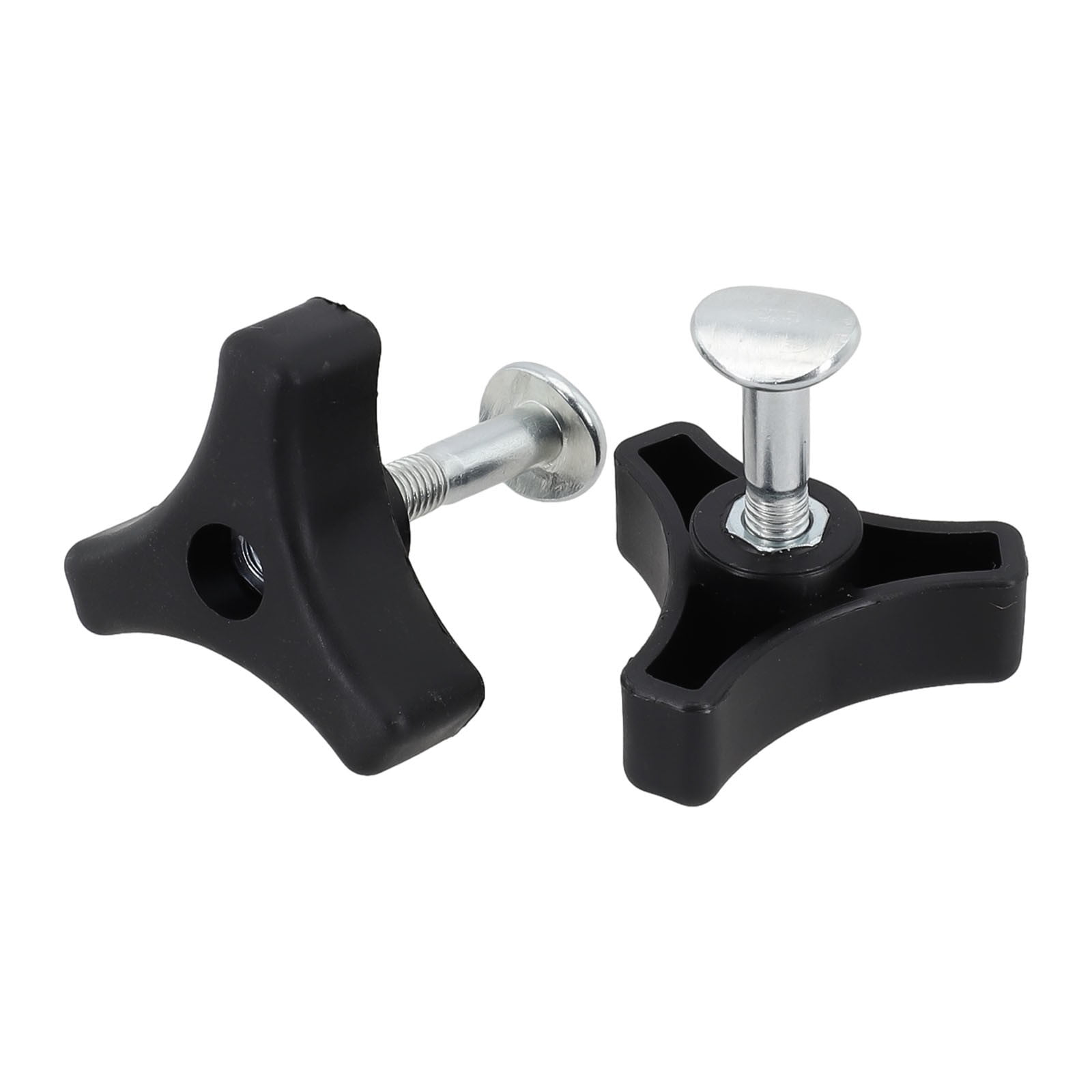 2pcs Plastic Triple-Cornered Handle Knob Nut Screw Bolt For Lawn Mower ...