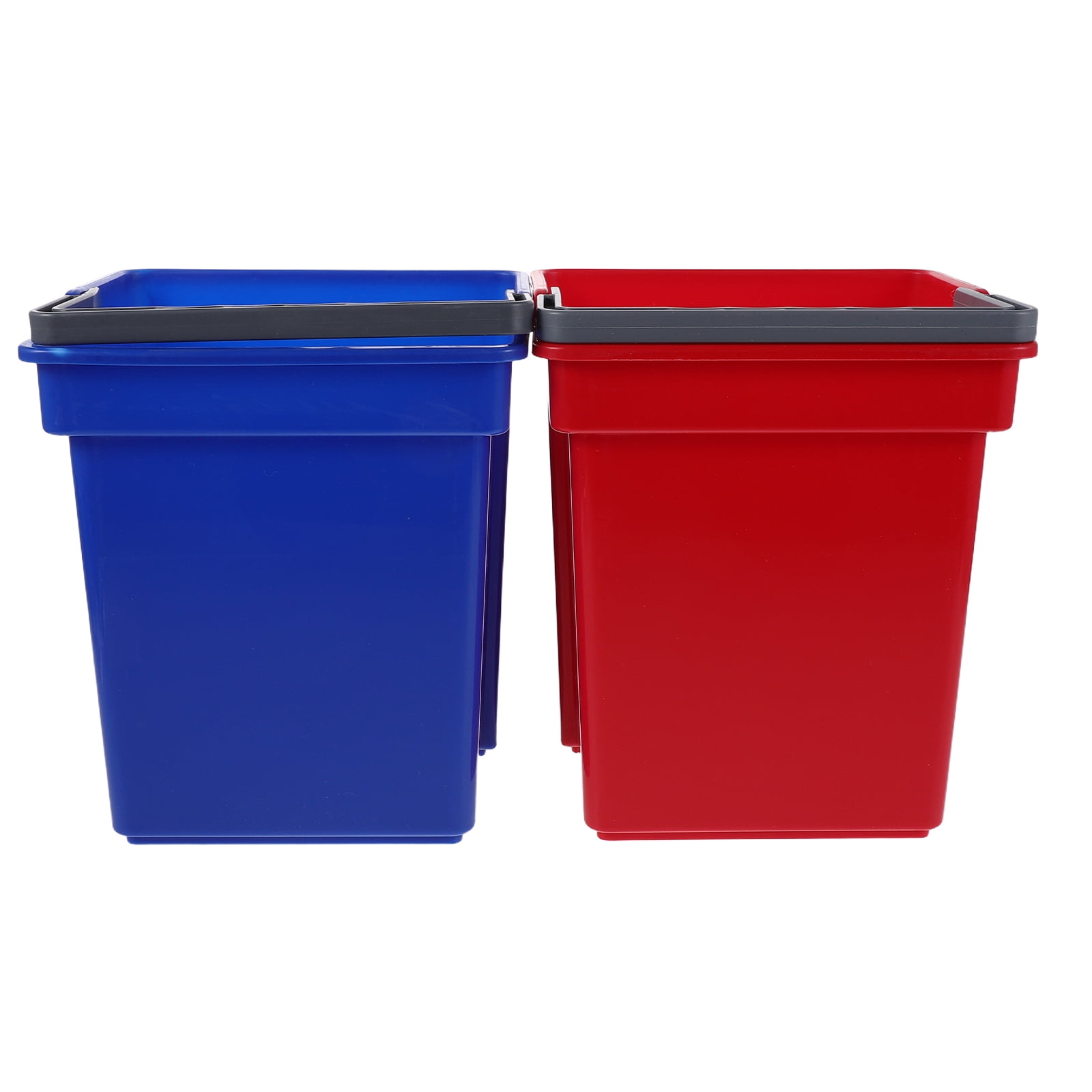 2pcs Plastic Water Bucket With Handle For Cleaning Trolley Mop Bucket ...