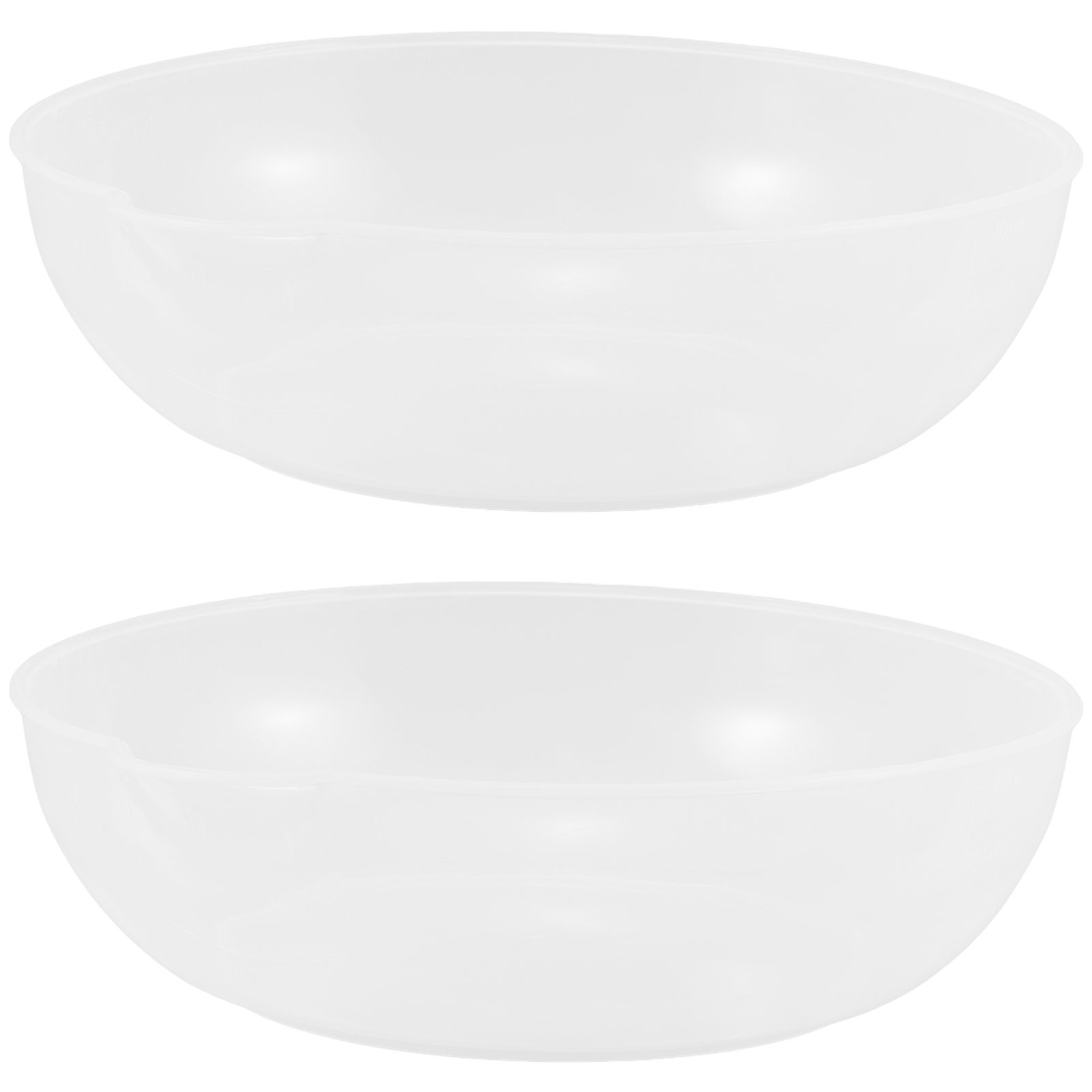 2pcs Plastic Weighing Tray Kitchen Digital Scale Serving Tray Scale Pan ...