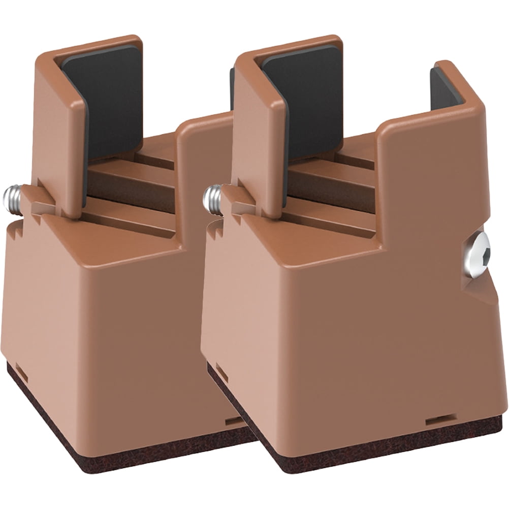 Adjustable Bed Riser Blocks for Furniture Legs Instant Height Increase ...