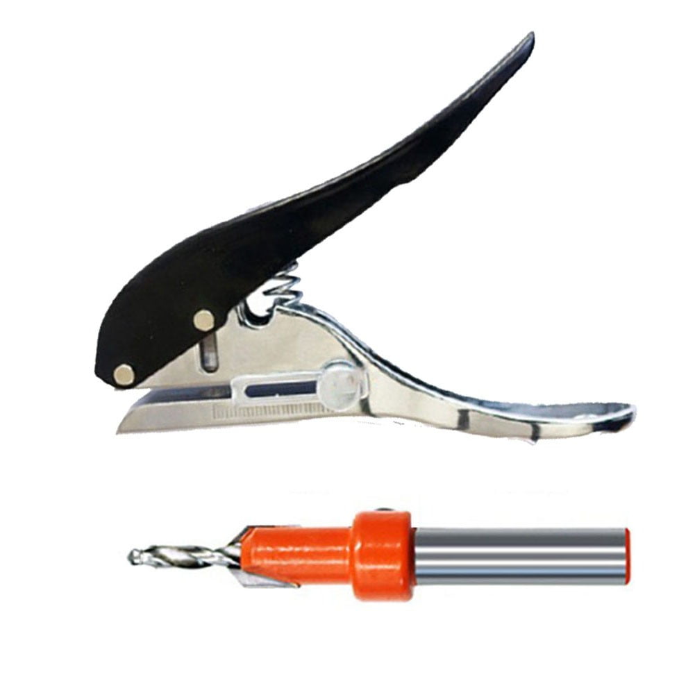 2pcs Plier Card Hole Punch Set 8mm Round Hole Puncher Plier Tools For ...