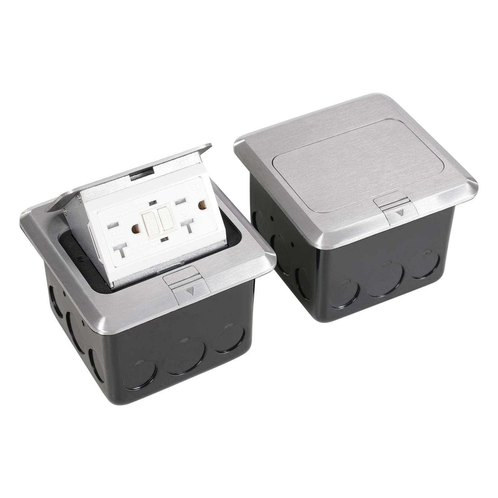 2pcs Pop-Up Floor Sockets, Pop Up Floor Outlet Sockets, 2PCS Hidden ...