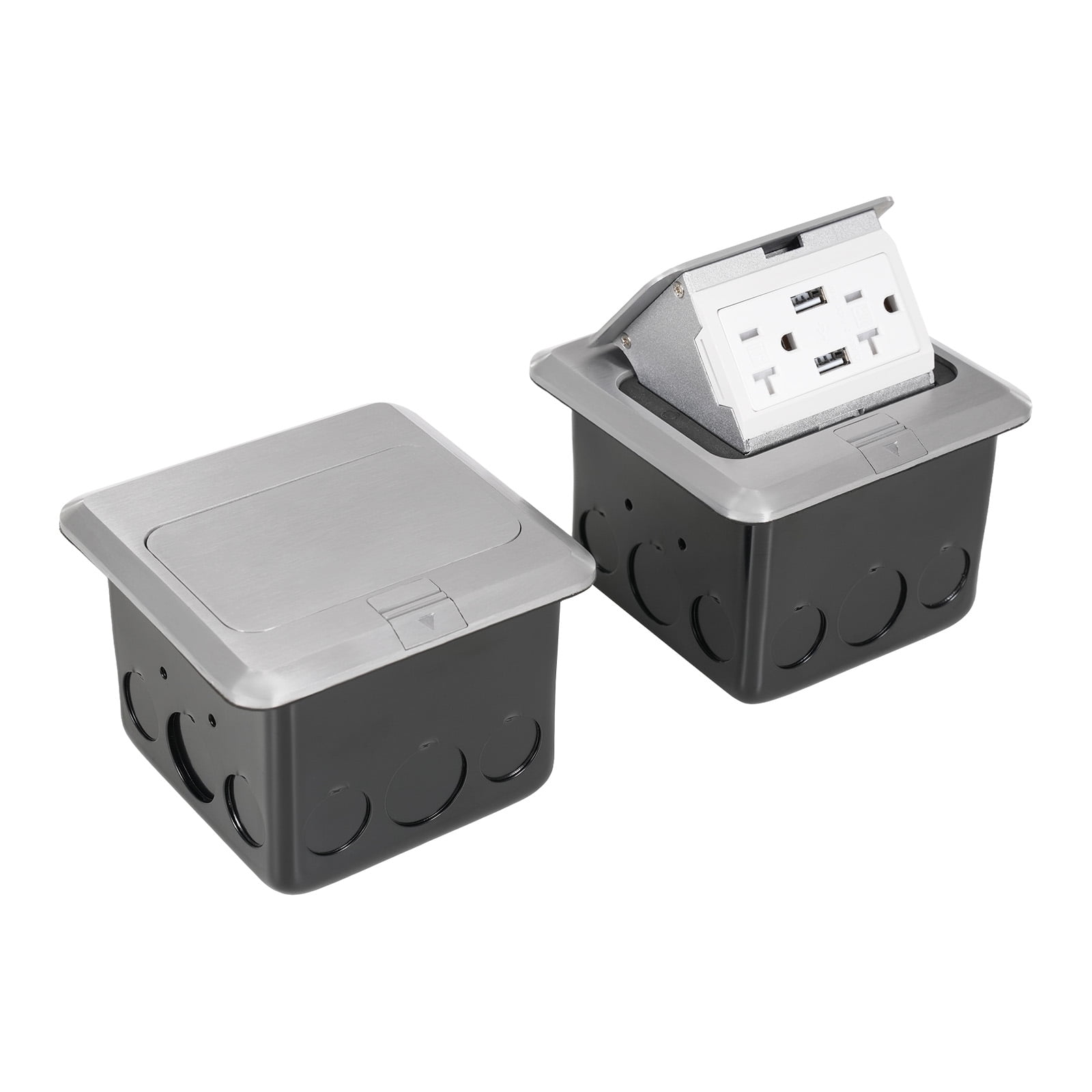 2pcs Pop-Up Floor Sockets, Pop Up Floor Outlet Sockets, 2PCS Hidden ...