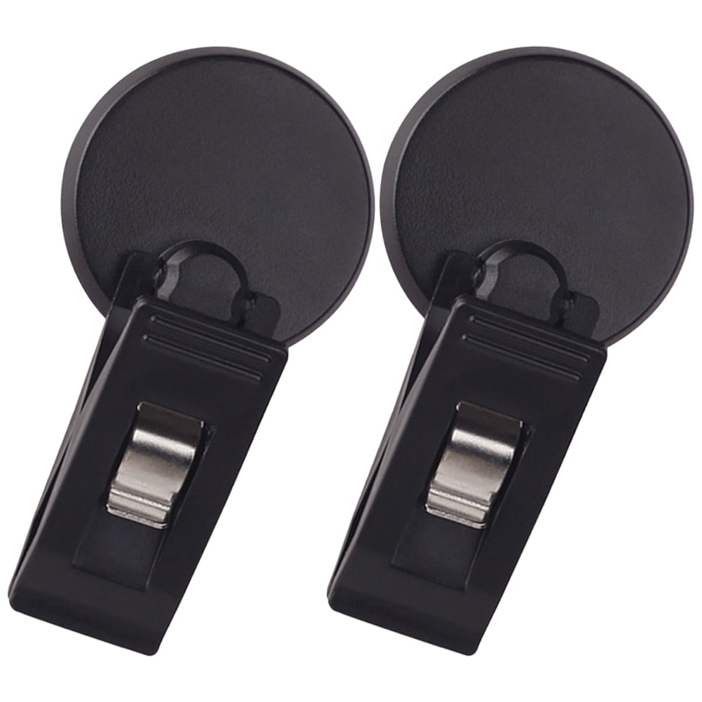 2pcs Portable Adhesive Cup Car Clips Car Certificate Clamps Ticket ...
