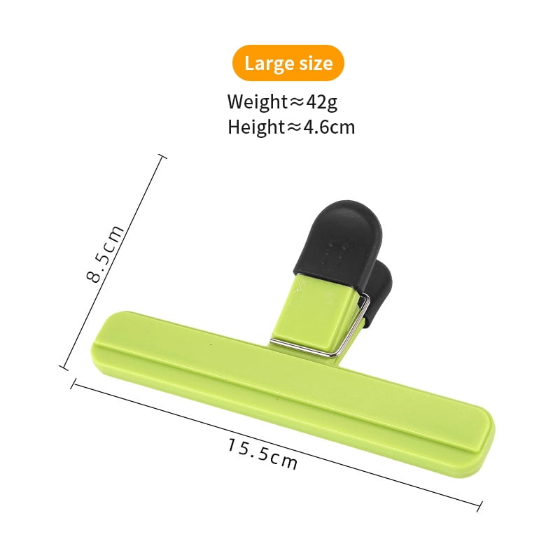 2pcs Portable Kitchen Storage Food Snack Sealed Bag Clip Large Potato ...