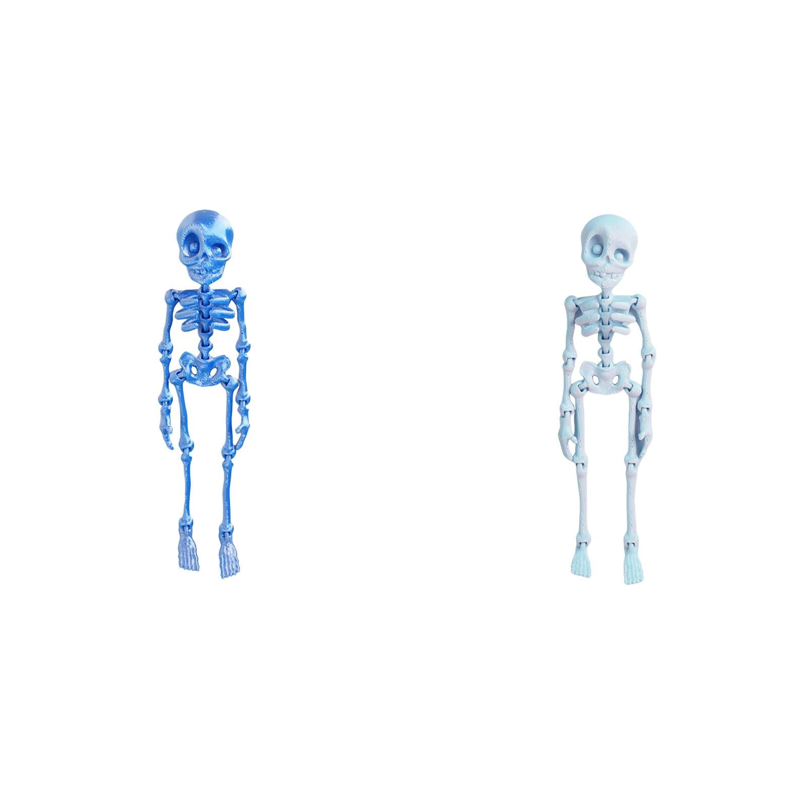 2pcs Poseable Skeleton Fridge , 3D Printed Unique Funny Full Body ...