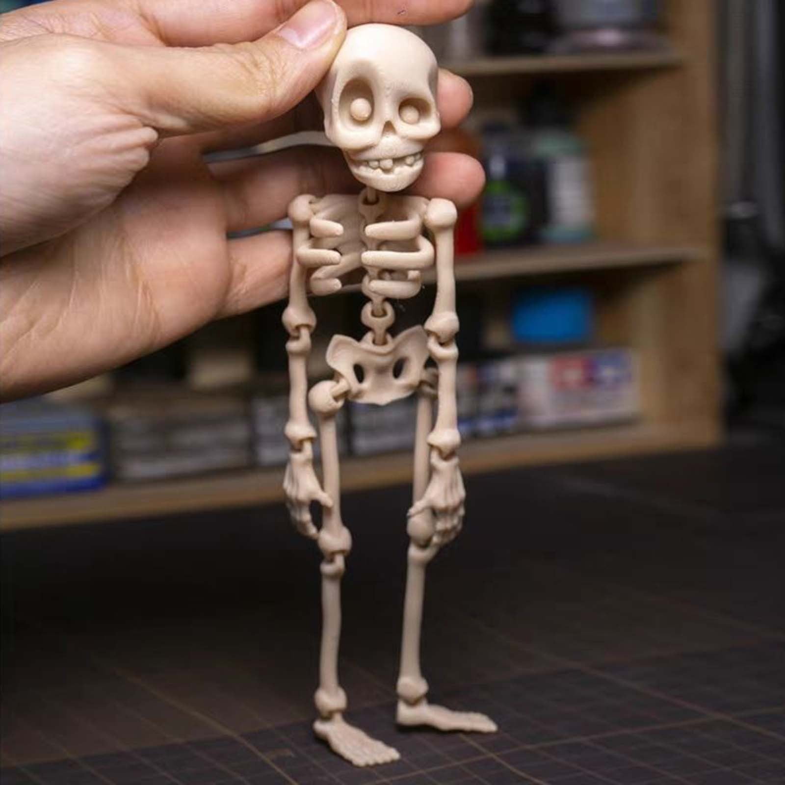 2pcs Poseable Skeleton Fridge Magnet 3D Printed with Magnet Skeleton ...