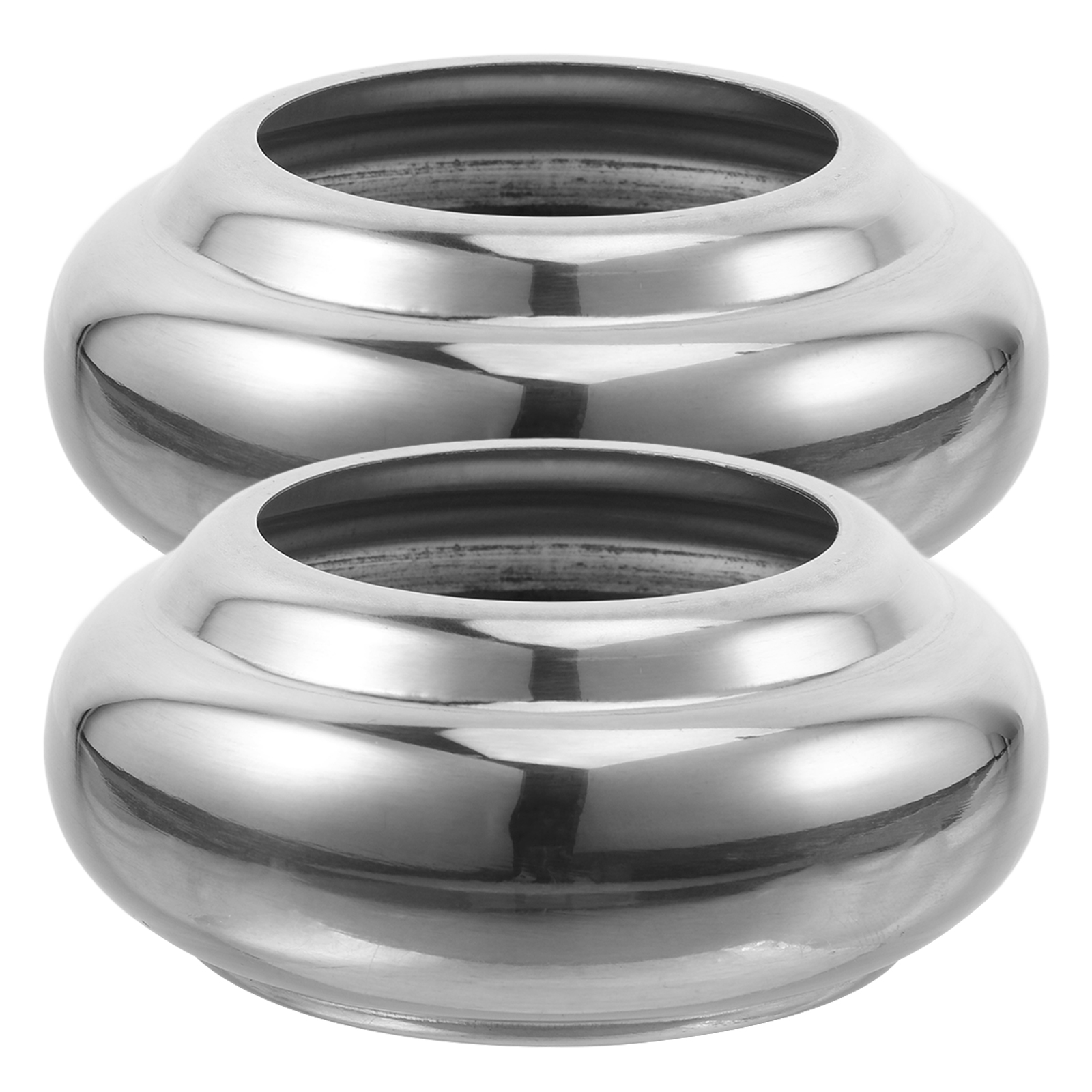 2pcs Post Caps Base Stainless Steel Post Cap Base Guardrail Post Cover ...