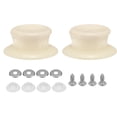 2pcs Pot Pan Lids Replacement Knob, Plastic Pan Cover Holding Handles ...