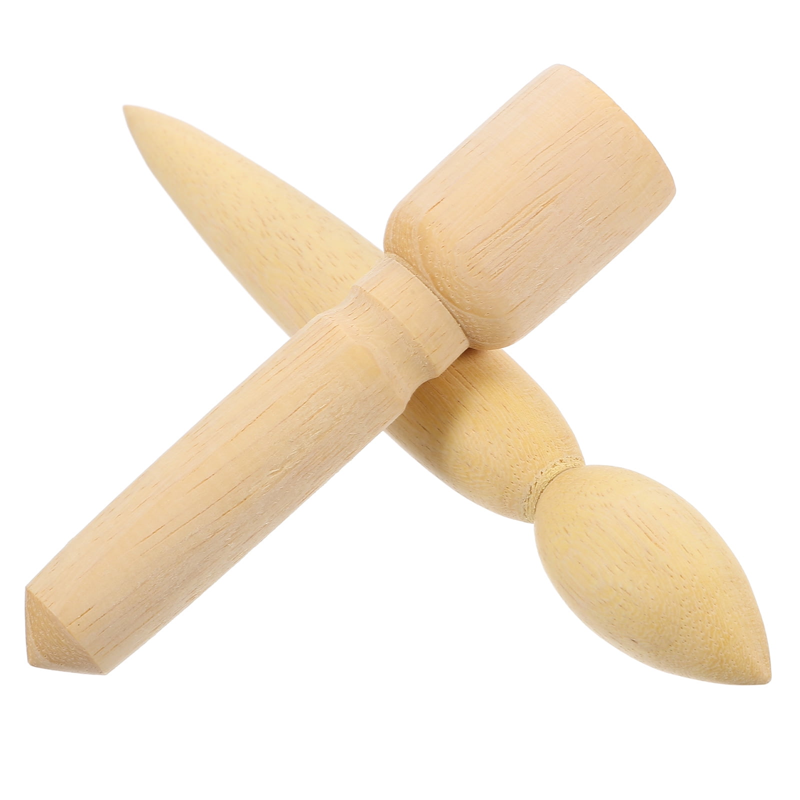 2pcs Pottery Tool Wooden Sculpting Tool Clay Hole Punch Diy Spout ...