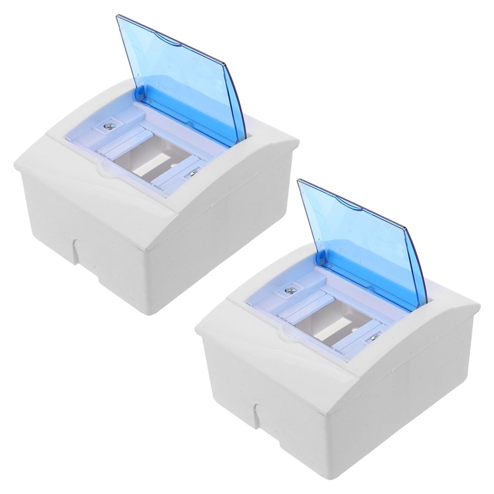 2pcs Distribution Boxes Breaker Box 4 Way Power Distribution Protection ...