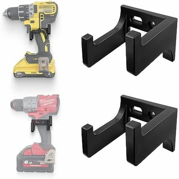 2pcs Power Tool Organizer,Heavy Duty Pegboard Wall Organizer,Stainless ...