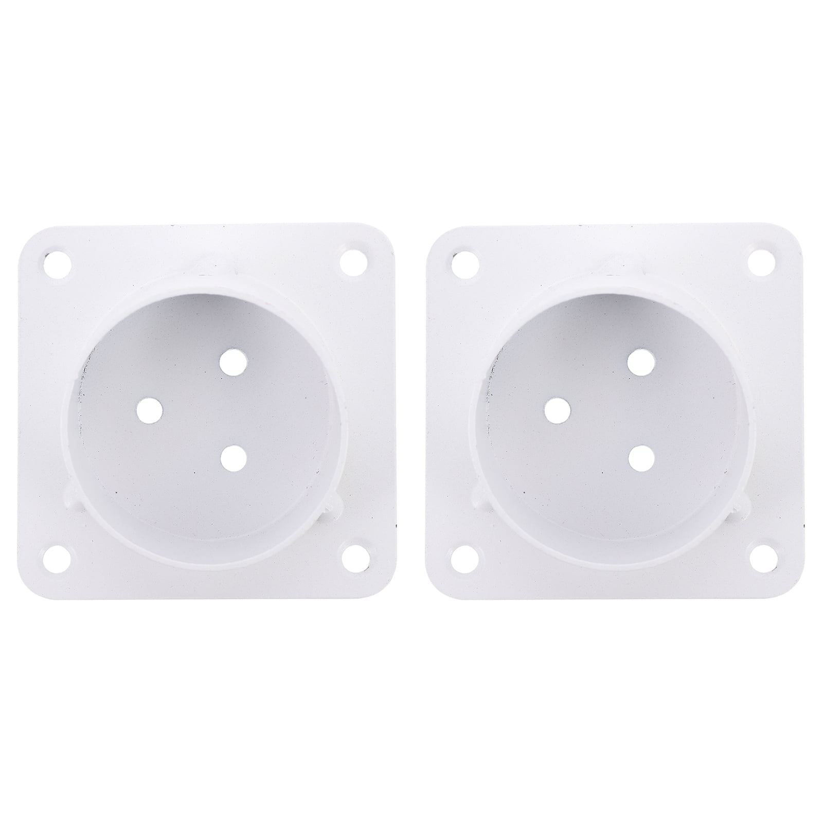2pcs Table Leg Connector Pads with Iron Plate Gasket for Secure ...