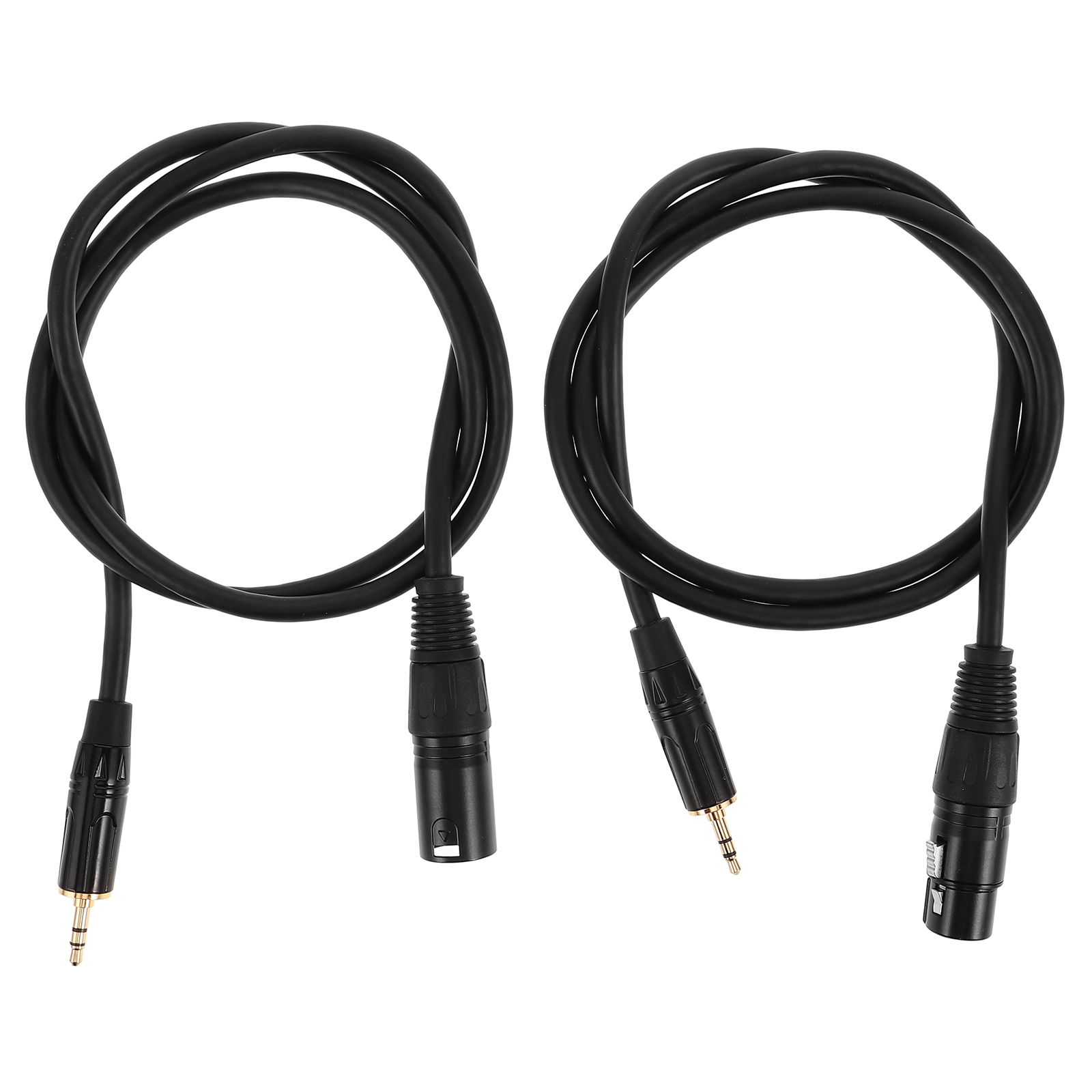 2pcs Precision Trs To Xlr 3-Pin Audio Cable 3.5mm To Xlr Cable Splitter ...