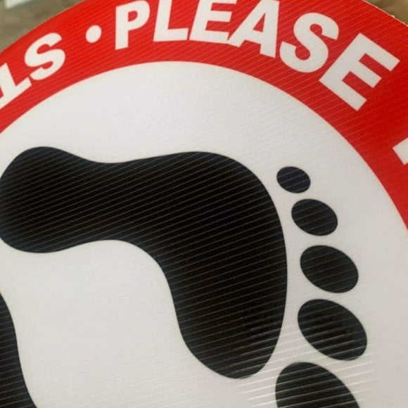 Floor Signage Social Distancing