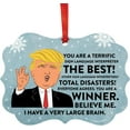 2pcs President Fancy Frame Keepsake Christmas Ornament Gag Gift ...