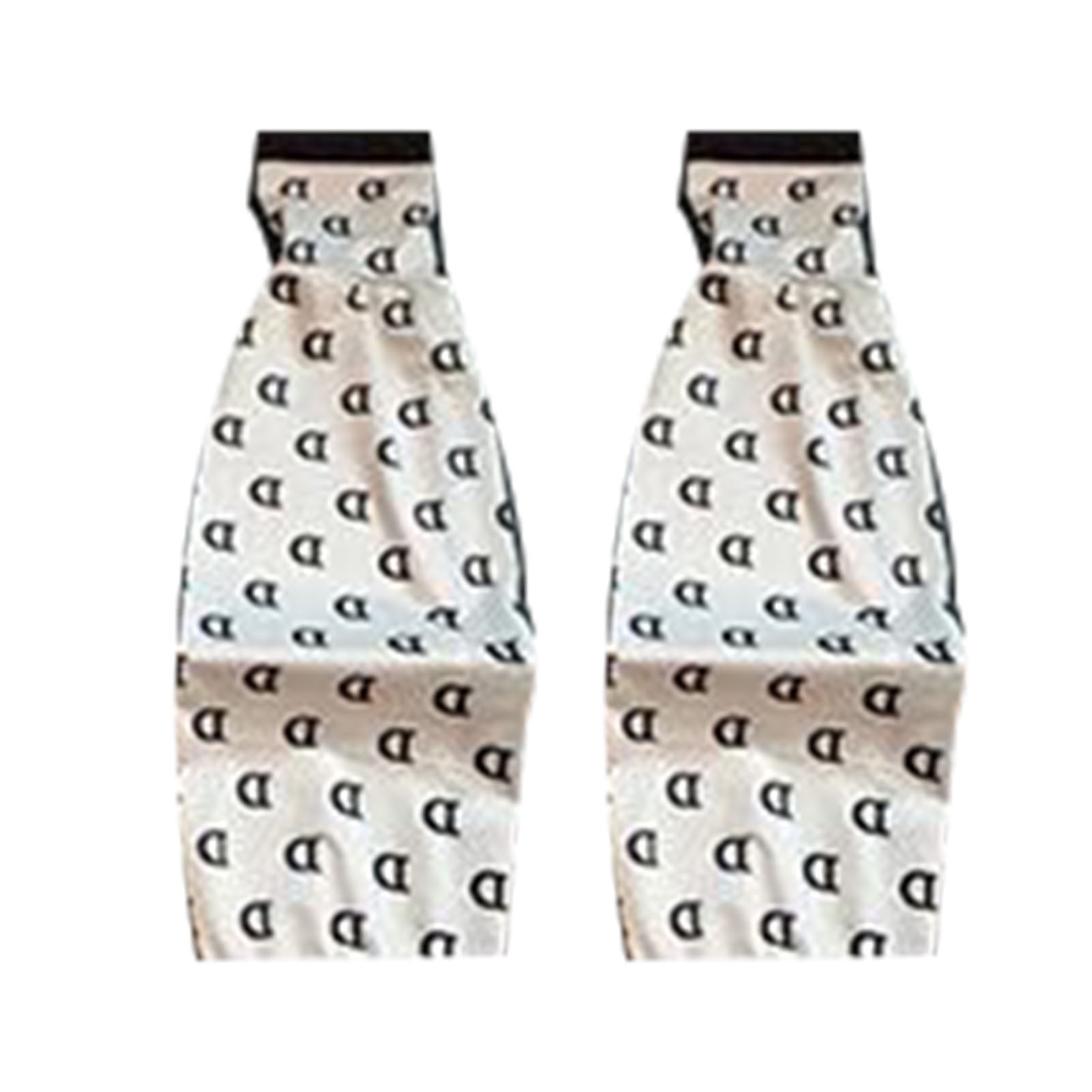 2pcs Printed Arm Cover High Elastic Ice Silk Casual Fitted Sun ...