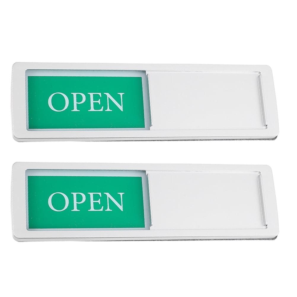 2pcs Privacy Sign Slider Open Close Sign Bathroom Privacy Sign Meeting ...