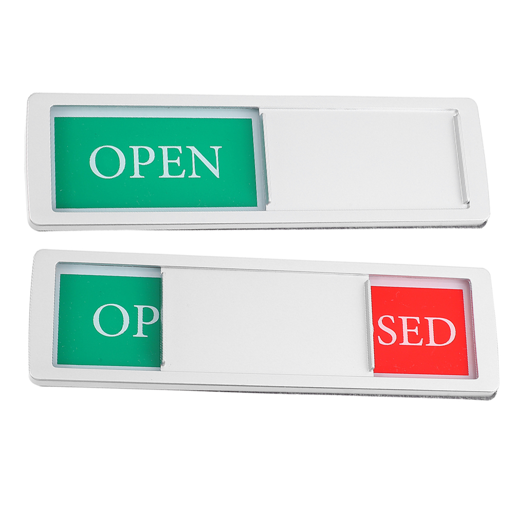 2pcs Privacy Sign Slider Open Close Sign Bathroom Privacy Sign Meeting ...