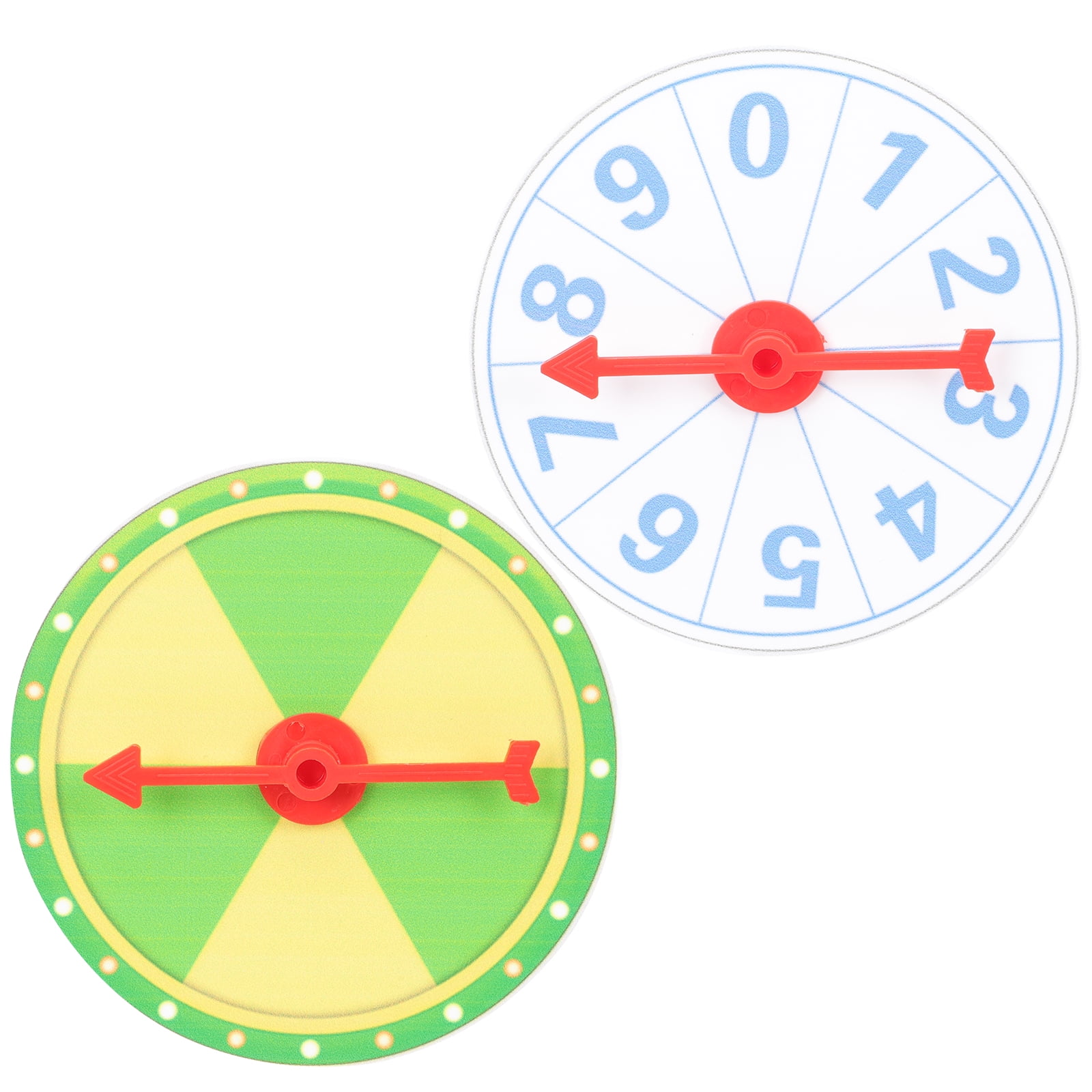 2pcs Prize Wheel Roulette Wheel Fortune Game Wheel Rotating Wheel Party ...