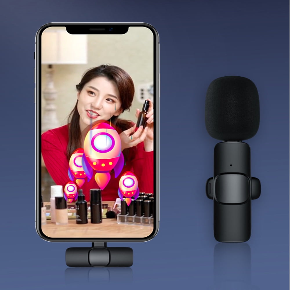 2pcs Professional Type-C Lavalier Microphone for Smart Phones Laptops ...